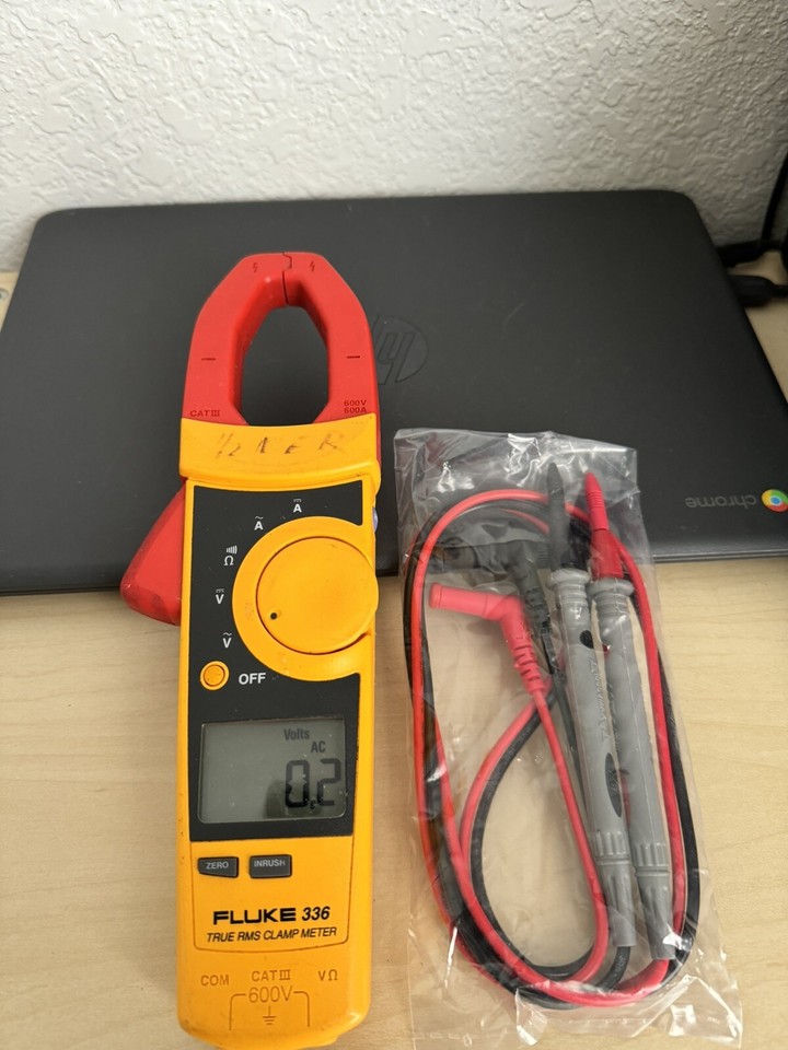 FLUKE 336 TRUE RMS CLAMP METER W/ LEAD SET - SHIPS FAST (TESTED) | eBay