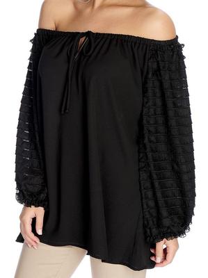 NEW - The Countess Collection Knit & Woven Bracelet Length Ruffle ...