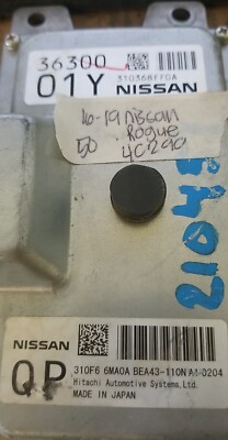 310F6 6MA0A Nissan Rogue 2016-2019 tcm transmission computer | eBay