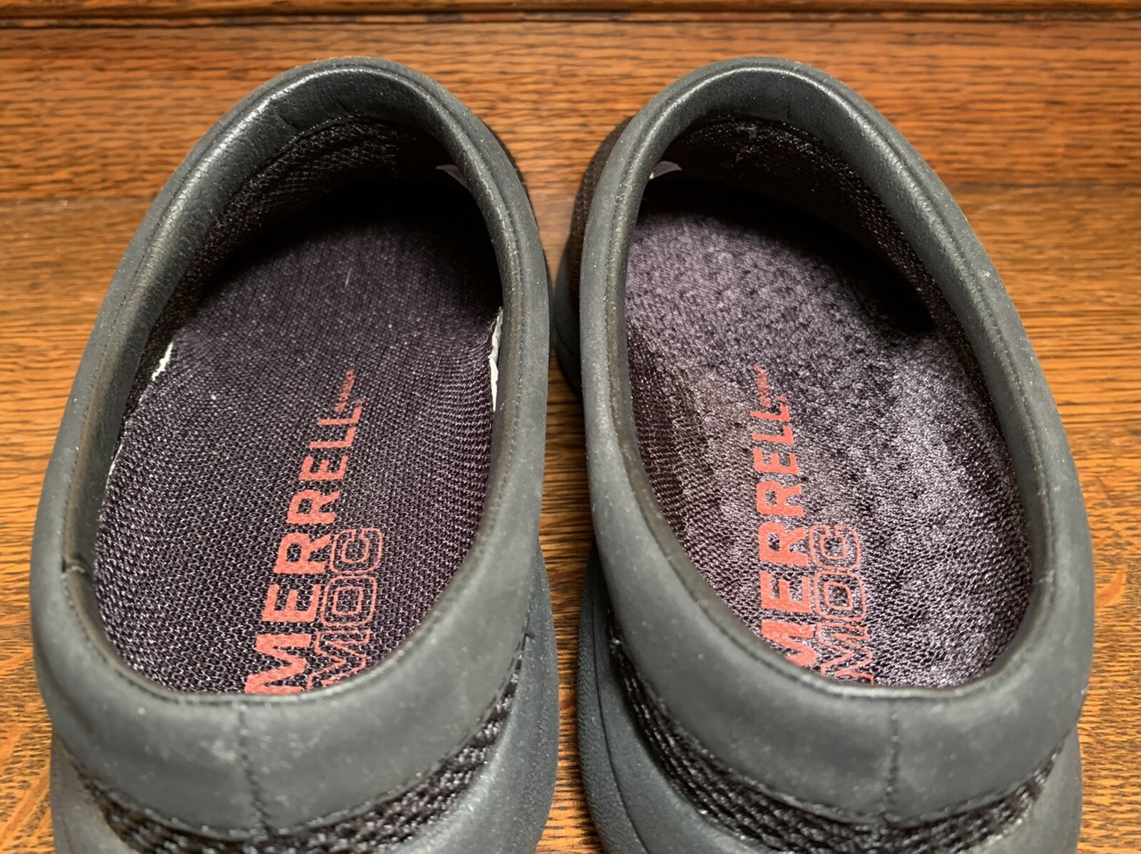Merrell Moc PRIMO BREEZE Black •Slip-on Performance Footwear •US 6.5 UK ...