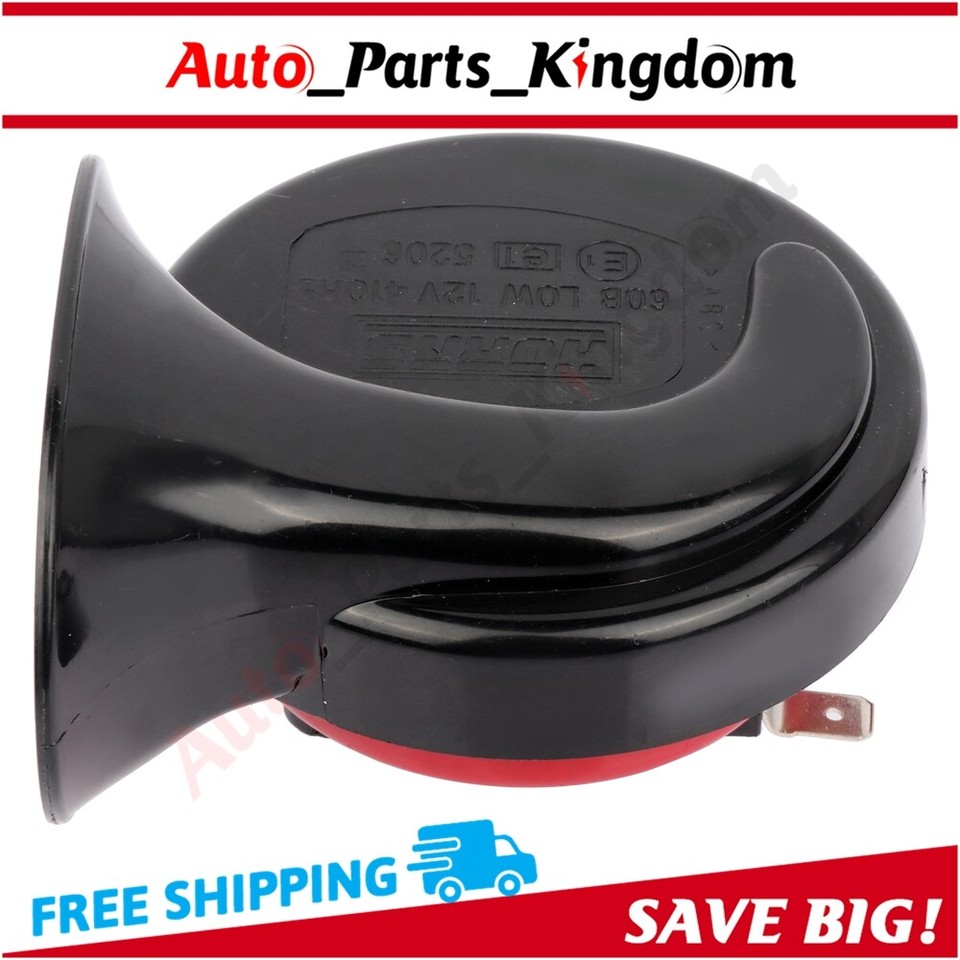 12V 135DB 90mm Dual Tone Electric Snail Air Sire Horn Kit For Car Truck ...