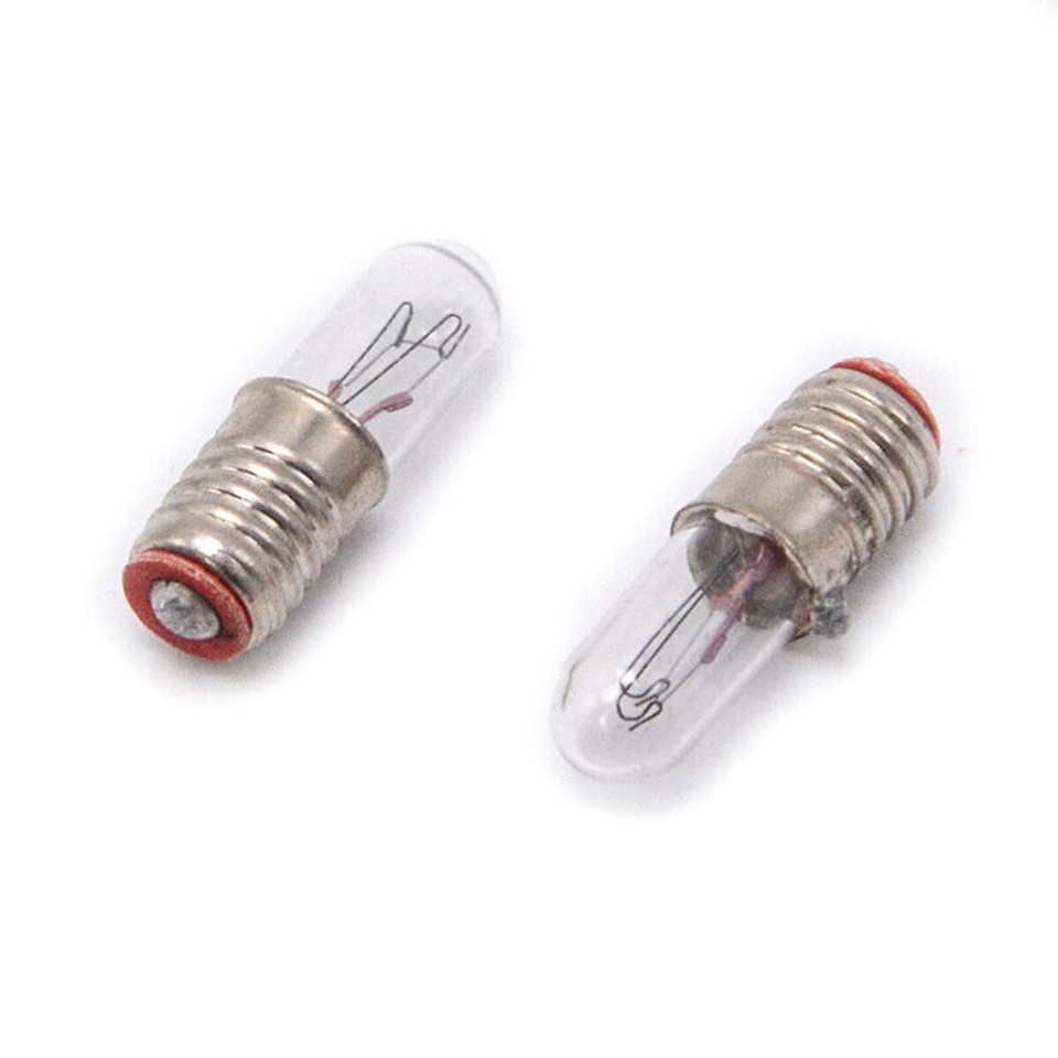 10Pcs Warm White 5mm Screw Bulb E5 E5.5 12V 12V Model Light HO TT N ...