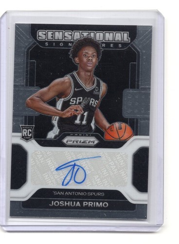 2021-22 PANINI PRIZM JOSHUA PRIMO #SS-JPR ROOKIE SENSATIONAL SIGNAUTRES ...