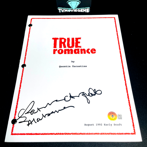 PATRICIA ARQUETTE SIGNED TRUE ROMANCE MOVIE SCRIPT SCREENPLAY w ...