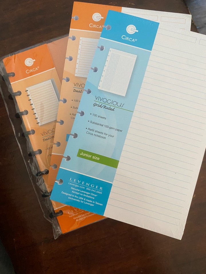 Levenger vivacious circa junior notebook and refills | eBay