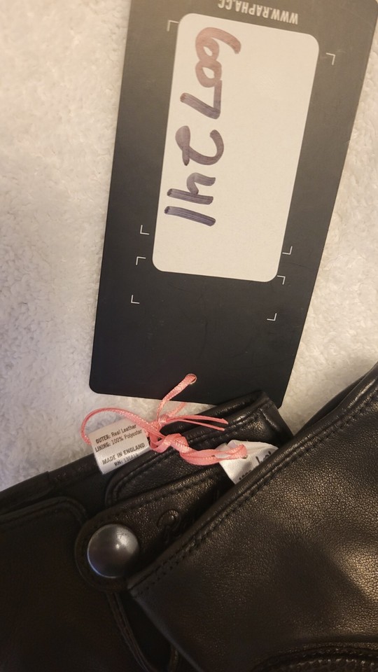 RAPHA LEATHER TOWN GLOVES Medium Black | eBay