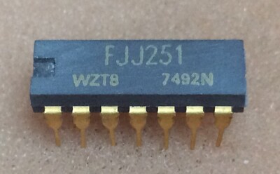 7492N FJJ251 vergoldete Pins DIP14 NOS [2 pcs] #BP | eBay