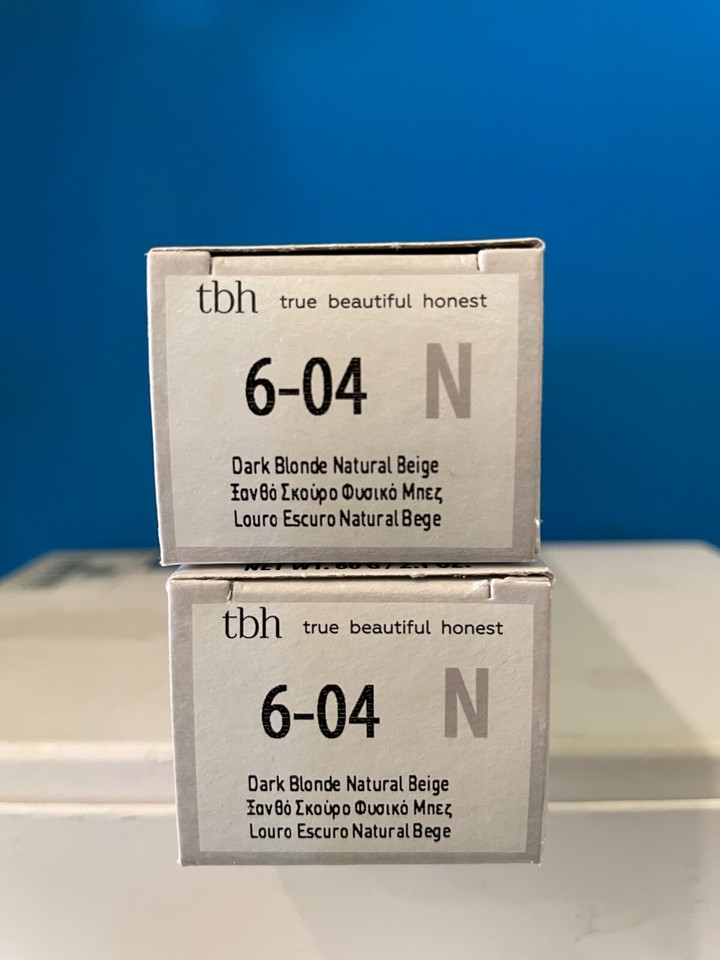 2 Schwarzkopf TBH True Beautiful Honest Permanent Color Creme 6-04N 2 ...