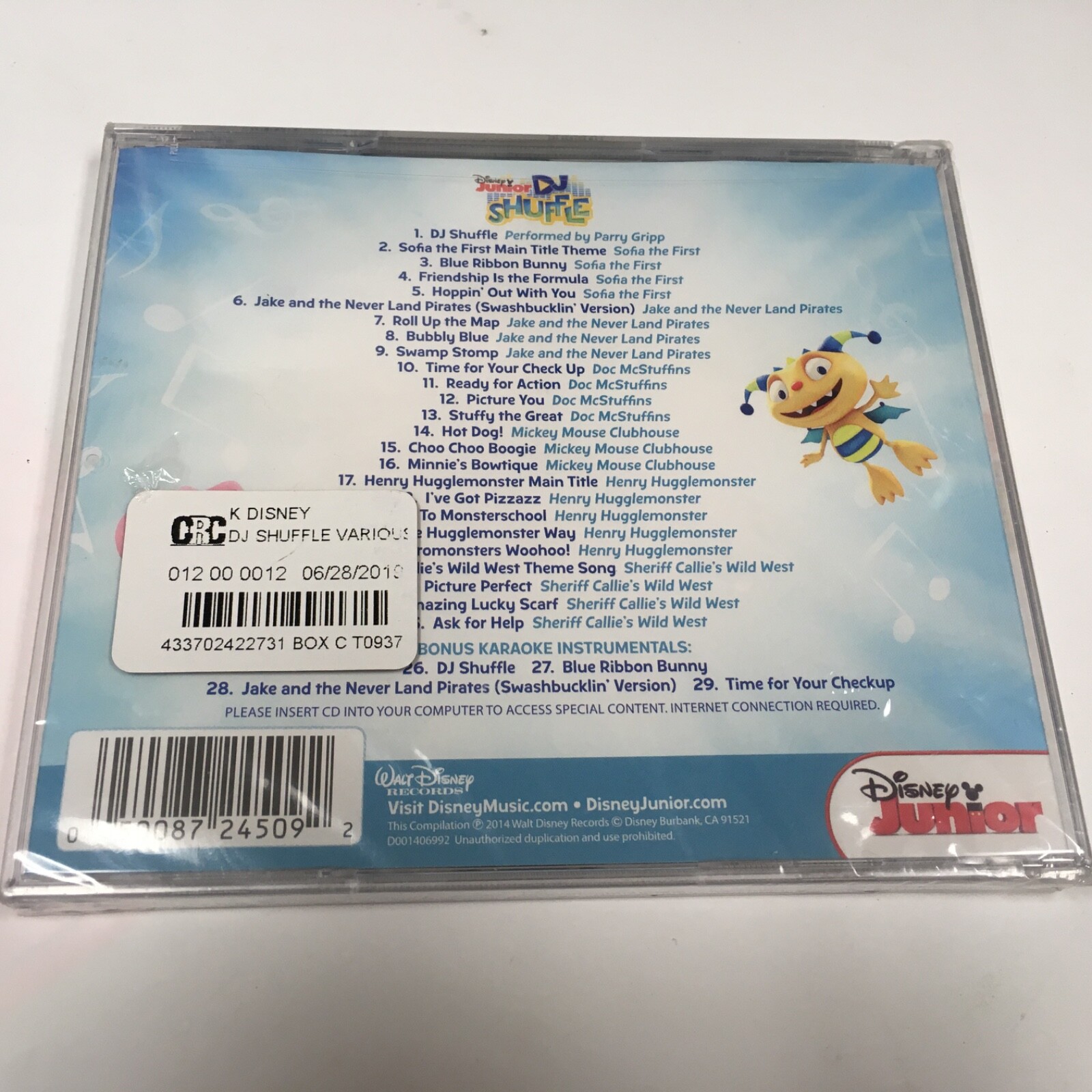 Disney Junior DJ SHUFFLE + Karaoke CD BRAND NEW SEALED!!! | eBay