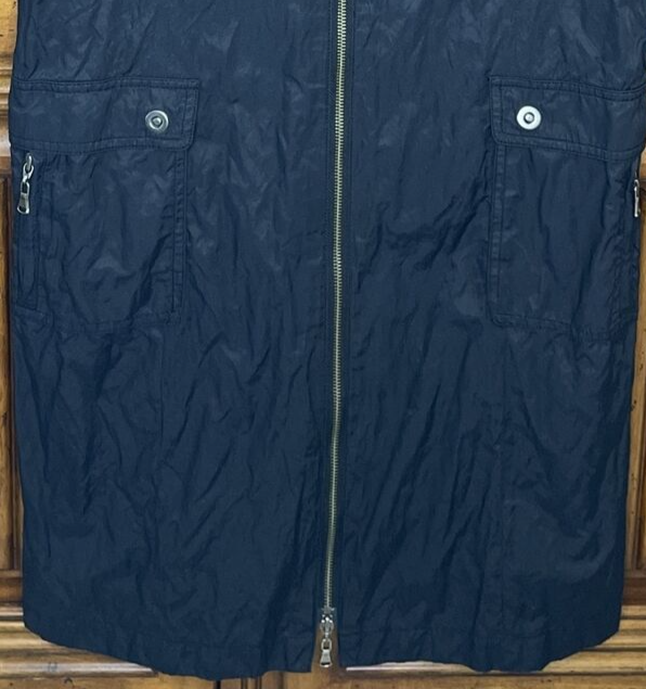 Spanner Womens Dress Size 12 Black Nylon Gothic Metal Accents No Sleeve ...