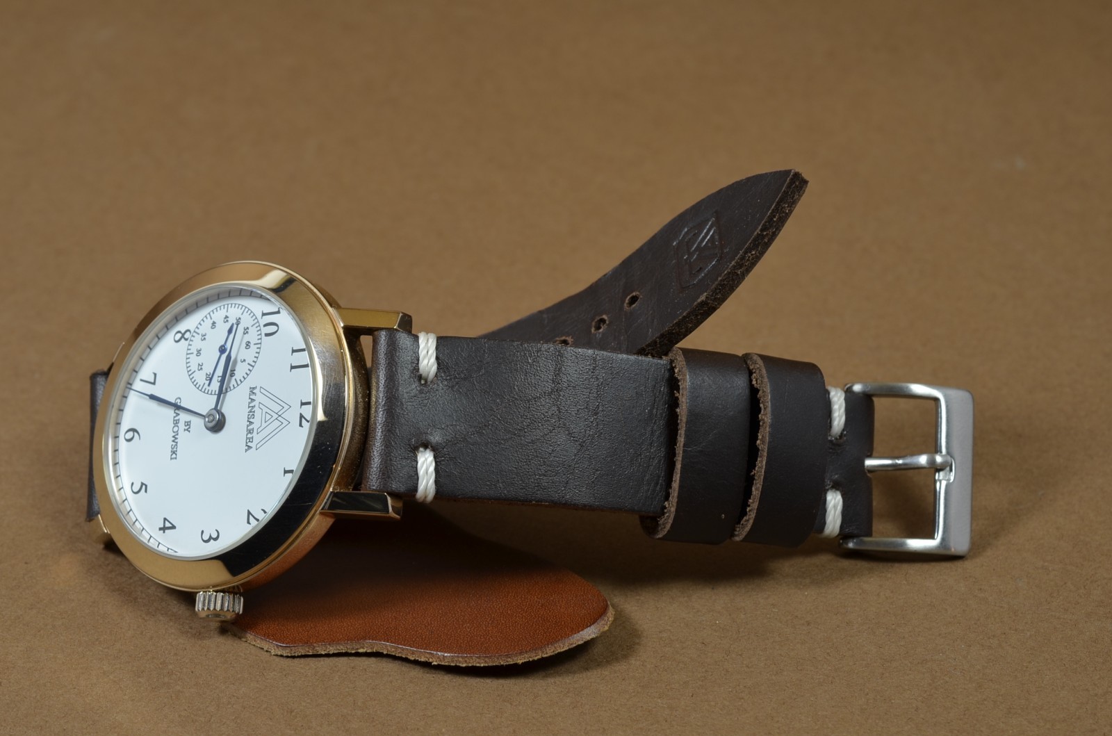 CORREA RELOJ 22 20 18 MM MINIMUS V MARRON CHOCOLATE GENUINO CUERO MA ...