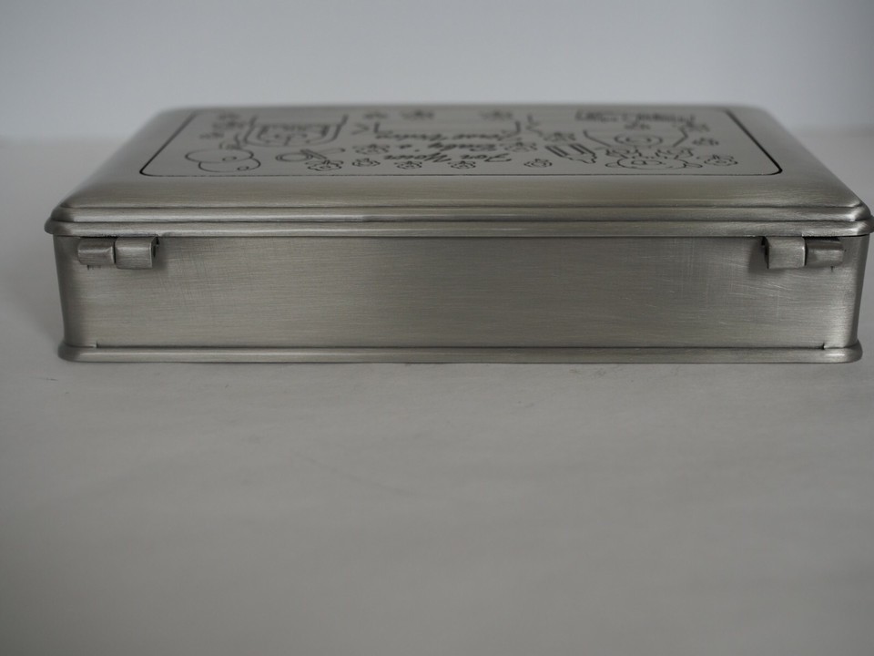 Vintage Engraveable Video Memory Trinket Baby Silver Keepsake Box | eBay