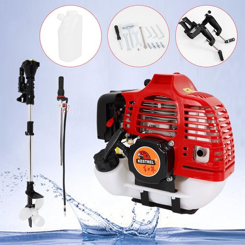 HANGKAI 2Stroke 6HP Outboard Motor Fishing Boat Engine Water Cooling ...
