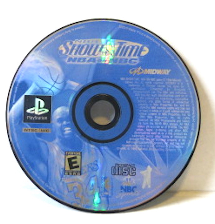 PS1 NBA Showtime: NBA on NBC (Sony Playstation 1, 1999) Disc Only READ ...