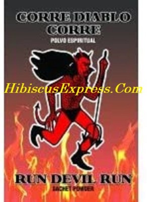 CORRE DIABLO CORRE ( 1 pkt ) RUN DEVIL RUN POLVO MISTICO SACHET POWDER ...