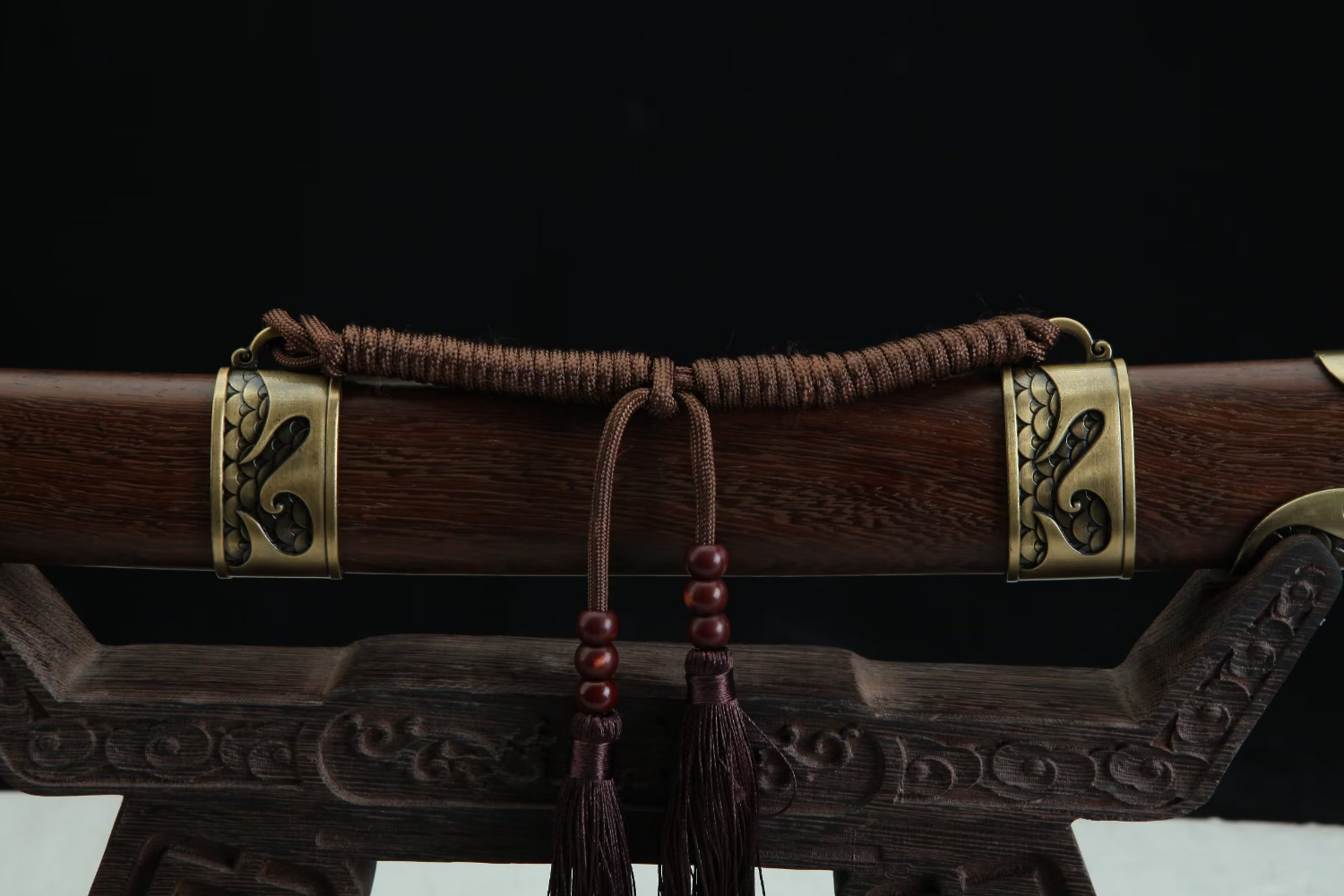 Battle Ready Broadsword Chinese Qing Dao Sword Folded Steel Sharp Blade ...