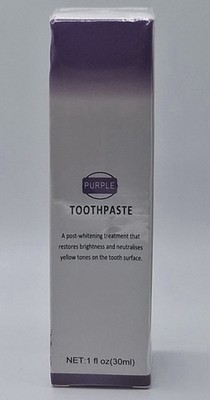 Purple Toothpaste Teeth Whitening Whitener 30 mL Tube - NEW SEALED | eBay
