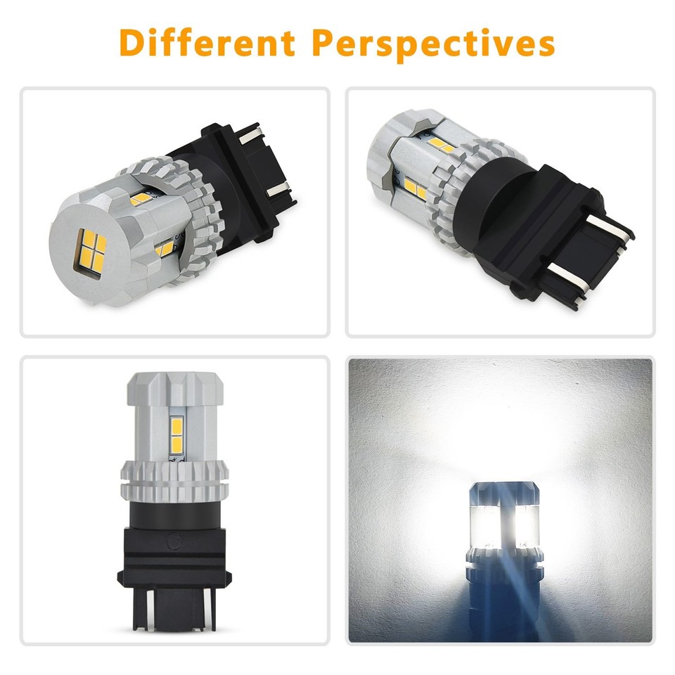 AUXITO 3157 3156 LED 3020-SMD 6000K Backup White Tail Reverse Light DRL ...