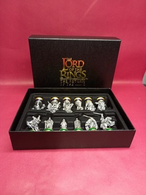 Lord of the Rings Return of the King 12 Pewter Chess Pieces The Noble ...