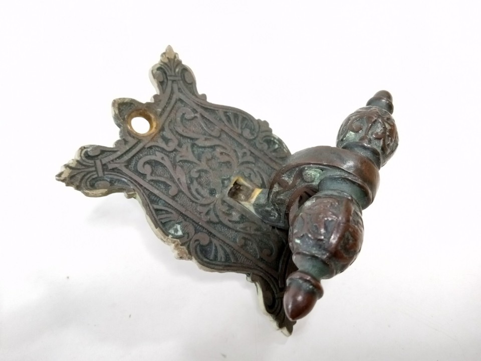 Antique Victorian 1869 Brass Door Bell Corbins Bell New Britain Corbin ...