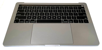 13" MacBook Pro 2018 2019 Gray Palmrest Keyboard Touchpad Battery A1989 ...