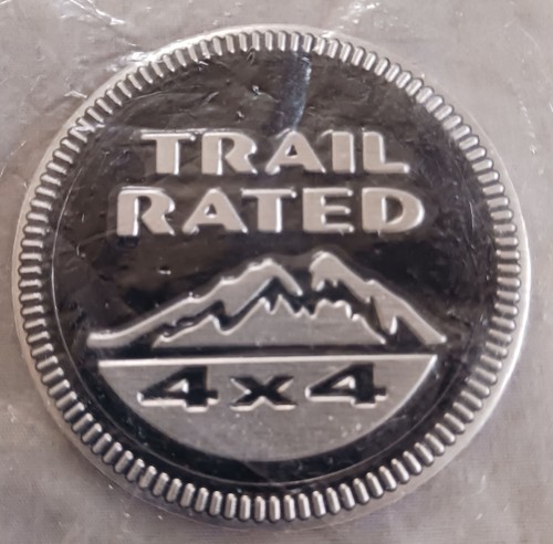OEM Jeep Trail Rated 4x4 Fender Emblem Badge Decal Logo, BRAND NEW! | eBay