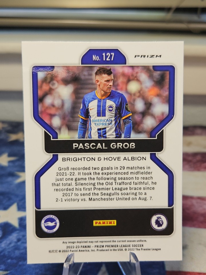 2022-23 Panini Prizm EPL PASCAL GROB Disco Prizm Brighton & Hove #127 ...