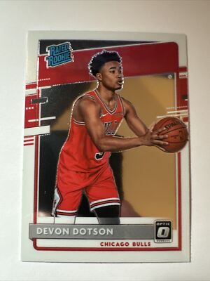 devon dotson 2020/21 PANINI DONRUSS OPTIC RC RATED ROOKIE #173 CHICAGO ...