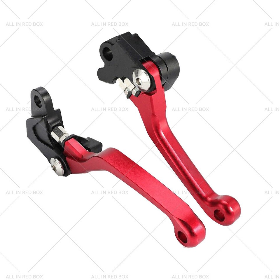 CNC Pivot Brake Clutch Levers Red Suitable for Honda XR250 CR125R ...