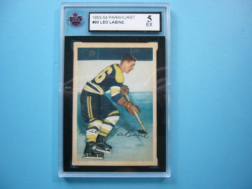 1953-54 Parkhurst - Leo Labine #93 for sale online | eBay