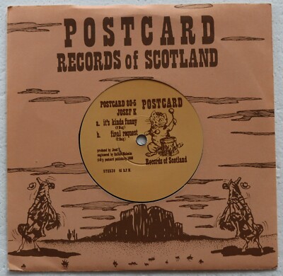 Josef K : It's Kinda Funny / Final Request (orig UK 7") Postcard ...