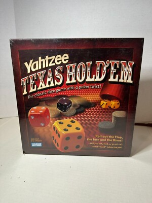Yahtzee Texas Hold'em Poker Style Dice Game Hasbro NIB / SEALED | eBay