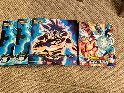 DBS TCG Collector’s Selection Vol 1 & Vol 2 (x2) Binders EMPTY, +1 ...
