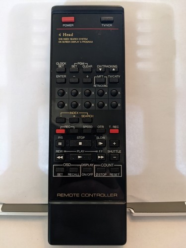 RCA 4 Head VHS Index Search System On Screen Display & Program Remote ...