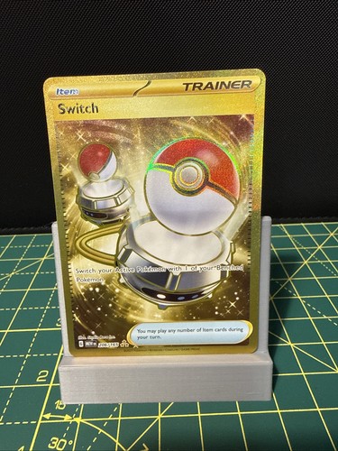 Pokémon TCG Switch 206/165 Scarlet Violet 151 Hyper Rare Gold | eBay