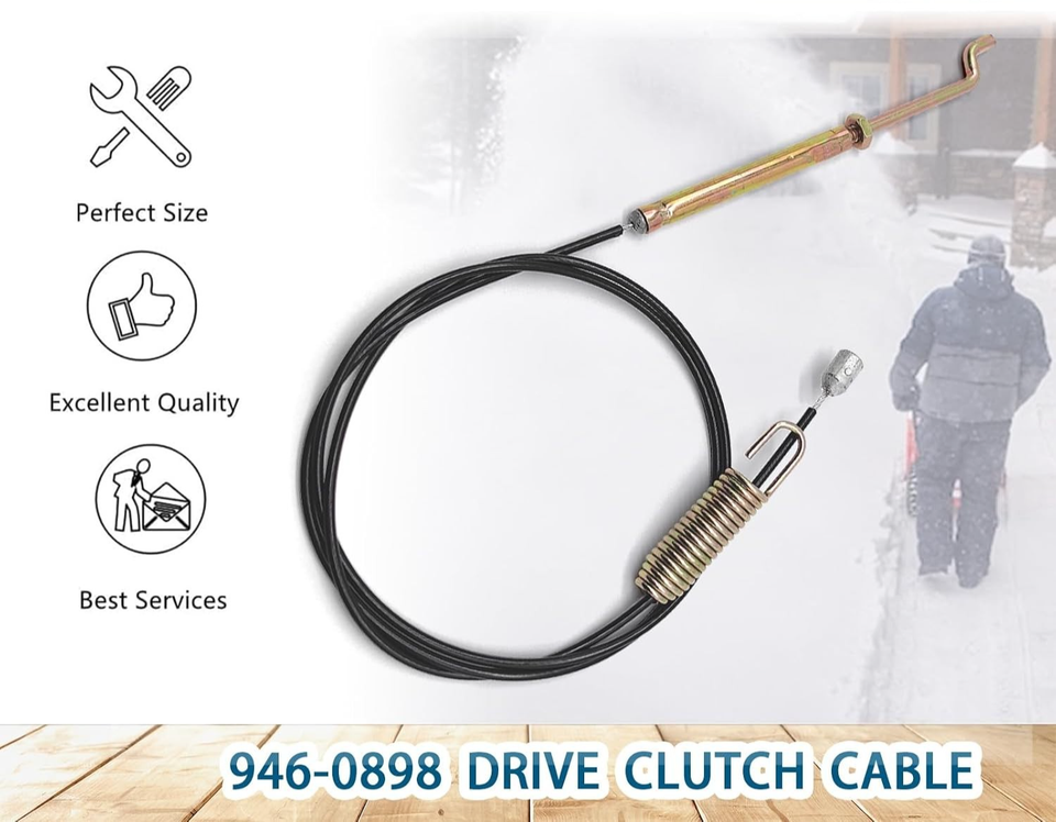 Snowblower Drive Cable for MTD 746-0898, 746-0898A, 746-0898B, 946-0898 ...