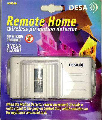 DESA Secure Wireless PIR Motion Sensor Remote Home | eBay UK