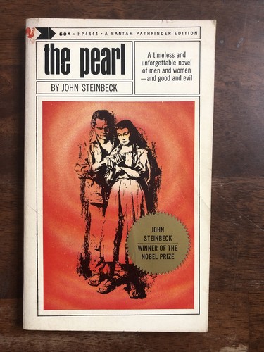 The Pearl by John Steinbeck (1968 Vintage Paperback) Bantam Pathfinder ...