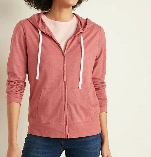 Old Navy Relaxed Lightweight Slub-Knit Full Zip Hoodie #ONW00-8 #15 | eBay