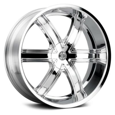 22 inch 22x9.5 2CRAVE BK No44 Chrome wheels rims 5x115 +15 | eBay
