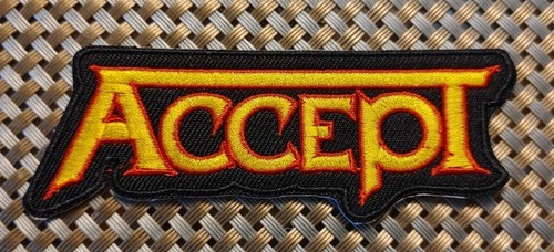 Accept (German rock band) Logo Embroidered Patch Iron-On Sew-On US ship ...