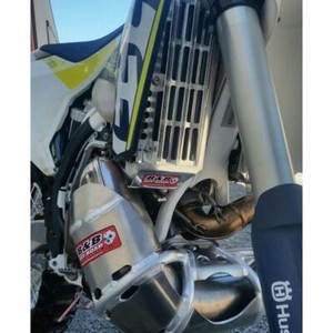 Exhaust Pipe Guard & Bash Plate Fits Husqvarna TE300 2017 2018 2019 | eBay