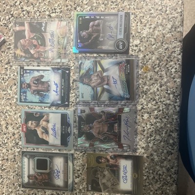 UFC 8 Card Autograph Bundle | eBay UK