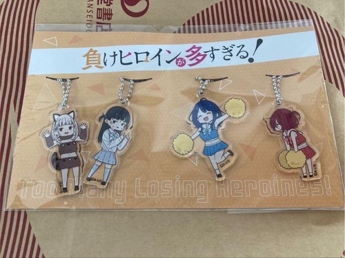 Too Many Losing Heroines Popup Shop Sanseido Bookstore Acrylic Keychain ...