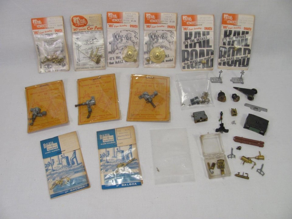 HO LOT OF CAL SCALE PENNSYLVANIA STEAM LOCO PARTS NJ INTERNATIONAL ...