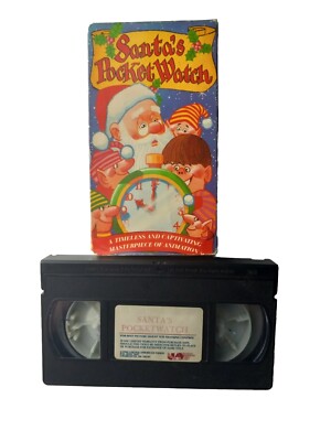Santa's Pocket Watch (1989 VHS) Christmas Movie Cartoon -1980's ...