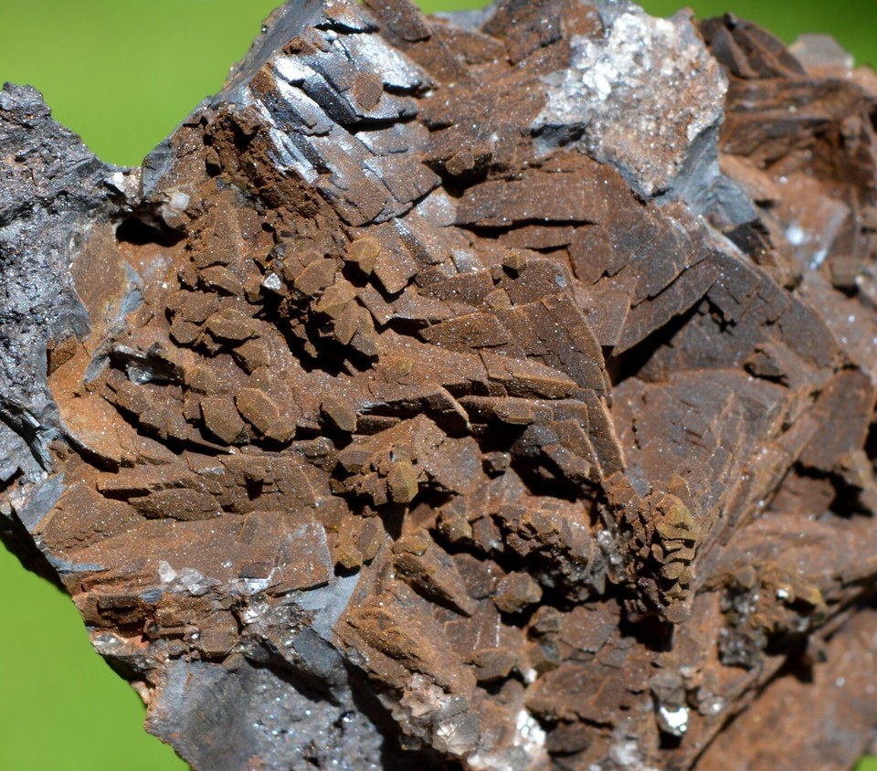 Goethite & Siderite 296 grams - Mont-Roc Mine, Mont-Roc, Castres, Tarn ...