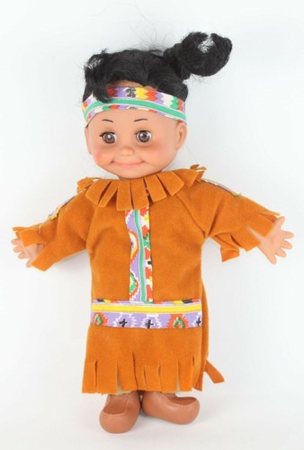 VIntage Native American Indian doll stuffed plush toy Kafutoy | eBay