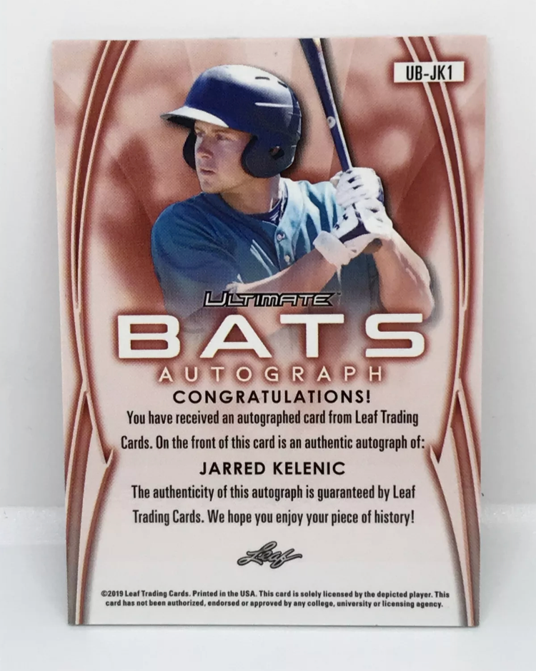 2019 LEAF ULTIMATE Baseball BATS JARRED KELENIC RC AUTO BRAVES | eBay