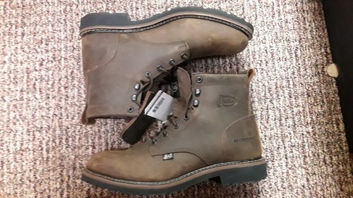 Justin Work 6 inch lace up sz 11 1/2 D | eBay